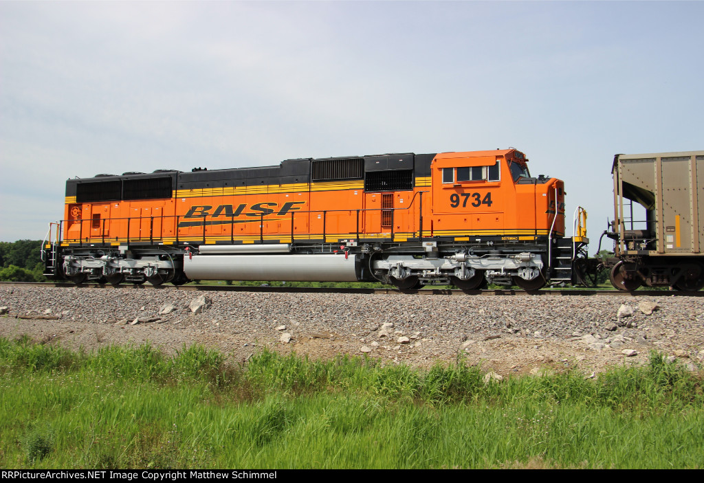 BNSF 9734 - DPU